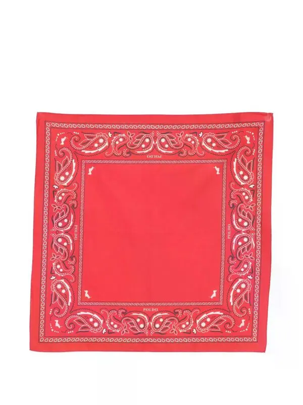 POLDO DOG COUTURE Paisley-print Bandana - Red