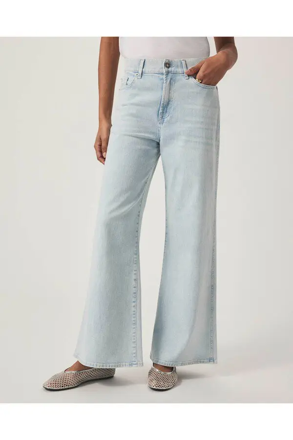 Splendid Cropped Slim Palazzo Jean