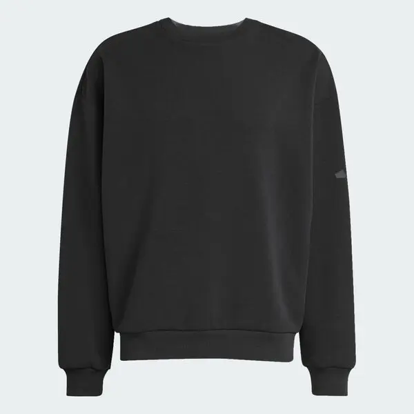 Adidas Soft Lux Relaxed Sweatshirt - Black