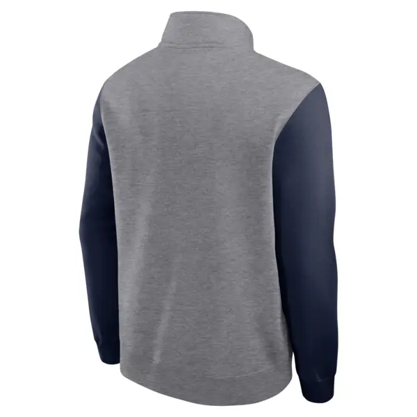 JORDAN North Carolina Club 1/2-zip Crew - Grey