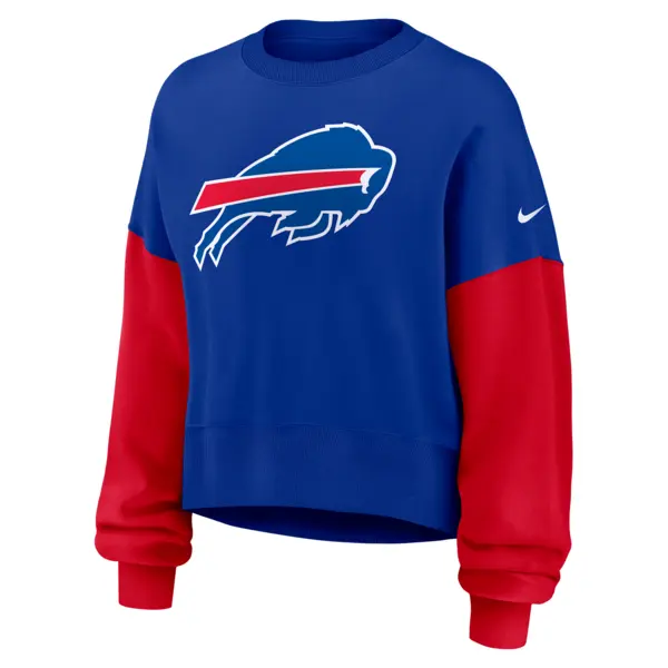 Nike Buffalo Bills Nfl Pullover Crew - Blue