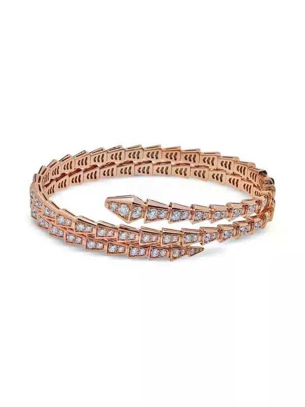 BVLGARI Serpenti Viper Diamond Bracelet - Gold