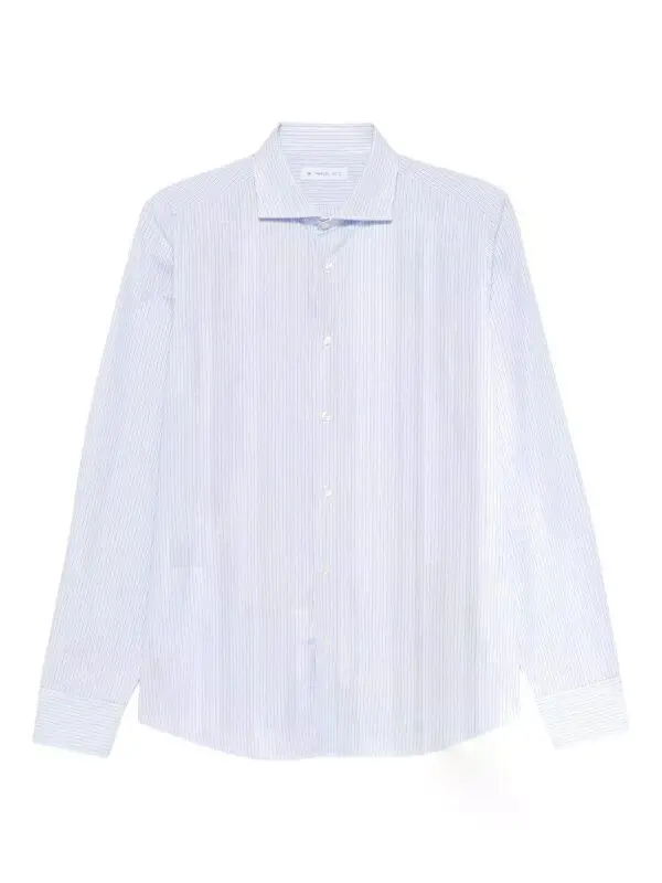 MANUEL RITZ Striped Cotton Shirt