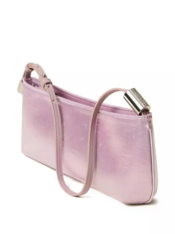 TWINSET Shantung Metallic-effect Shoulder Bag