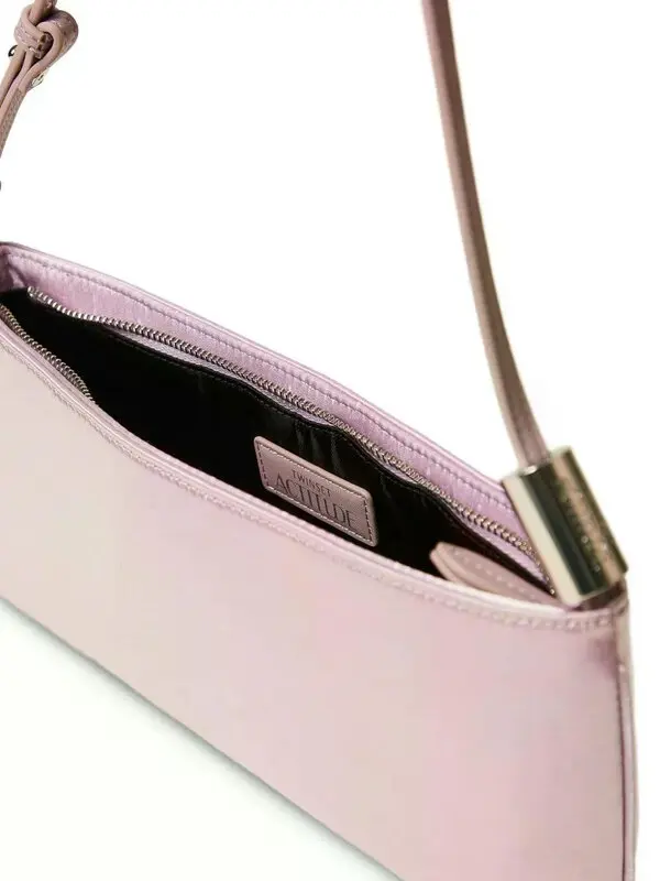 TWINSET Shantung Metallic-effect Shoulder Bag