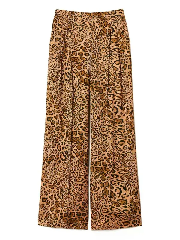 TWINSET Leopard-print Trousers