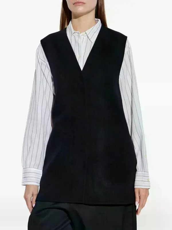Officine Générale V-neck Wool Vest