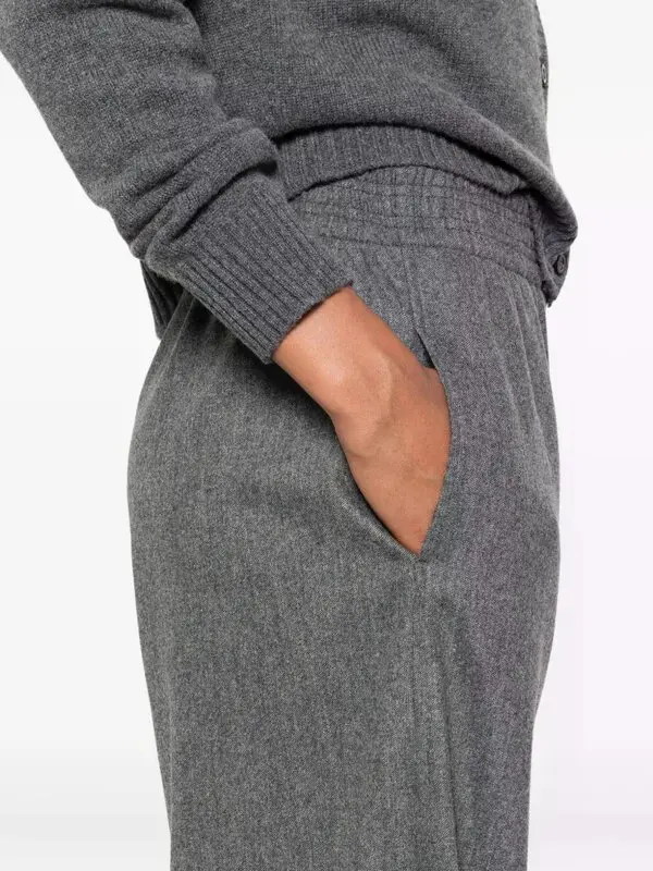 Fabiana Filippi Elastic-waist Trousers - Grey