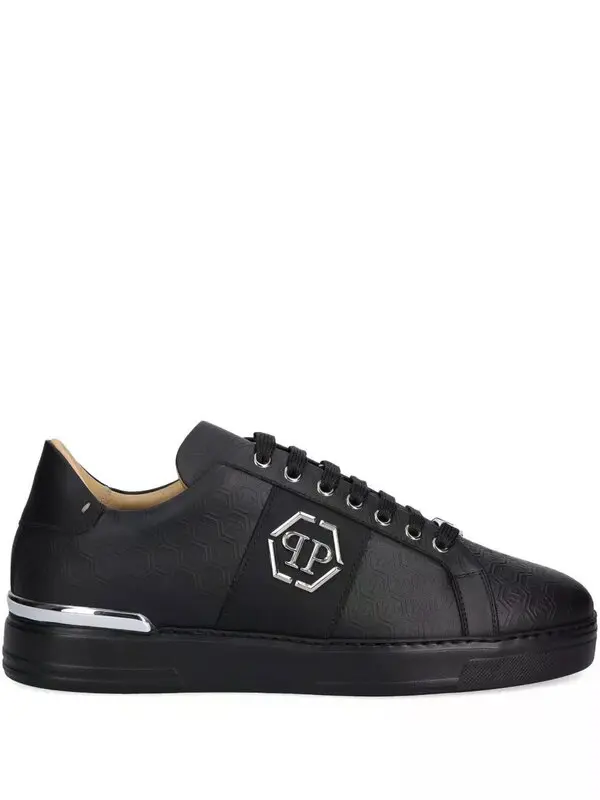 Philipp Plein Embossed-logo Lace-up Sneakers