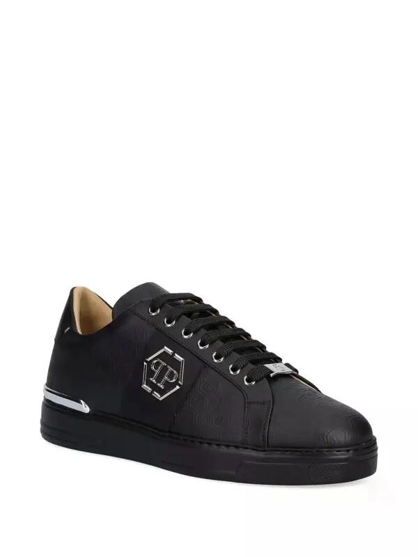 Philipp Plein Embossed-logo Lace-up Sneakers
