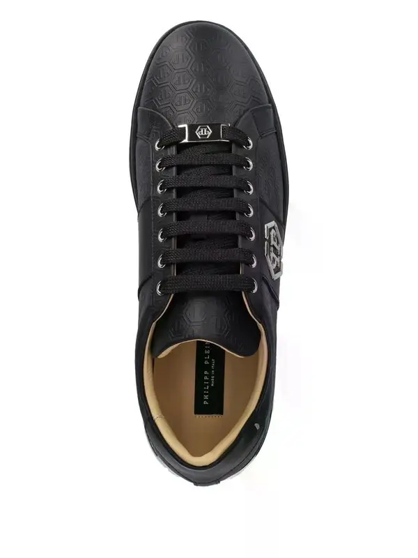 Philipp Plein Embossed-logo Lace-up Sneakers