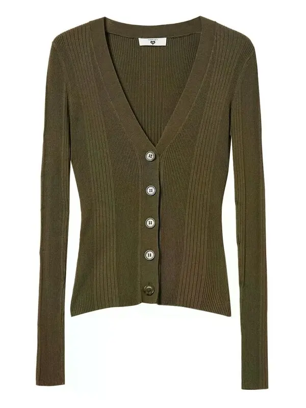 TWINSET Rib-knit Button Cardigan