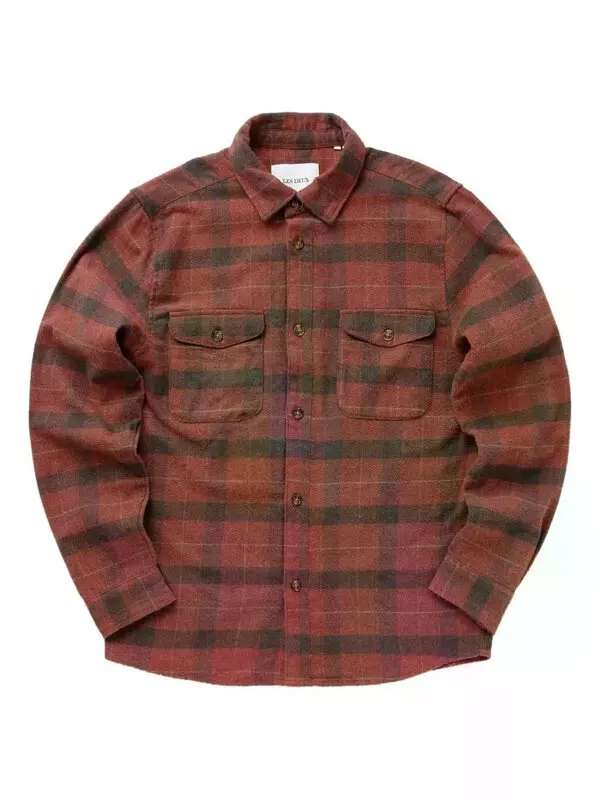 LES DEUX Check-pattern Pocket Shirt