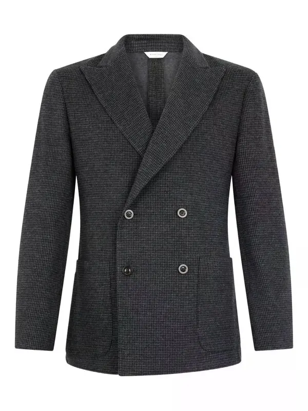 Boglioli Double-breasted Check Blazer