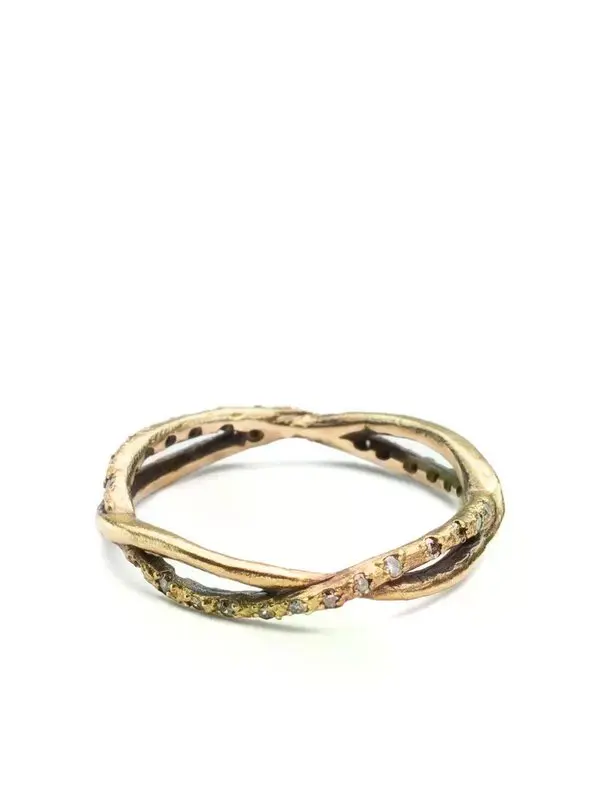 NOGUCHI 14kt Yellow Daphne Diamond Ring