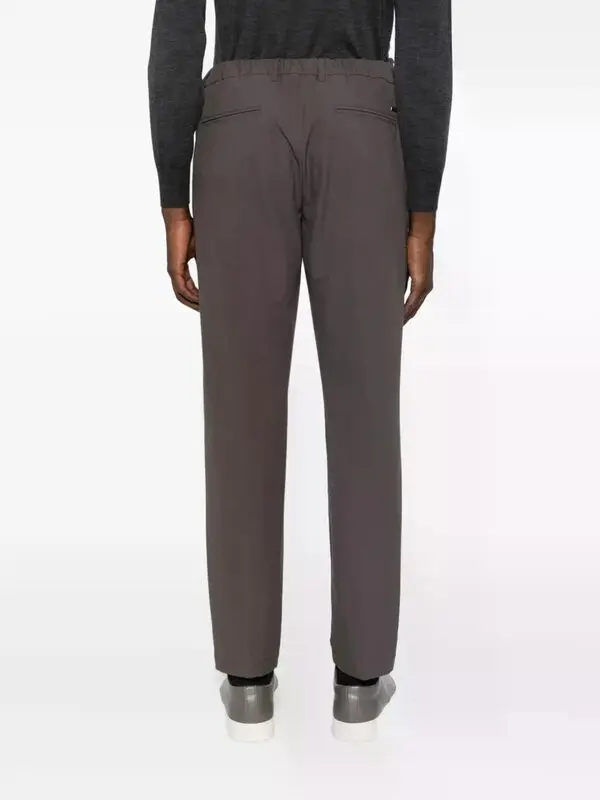 Herno Pleated Drawstring Trousers - Grey