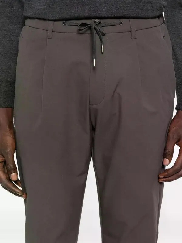 Herno Pleated Drawstring Trousers - Grey