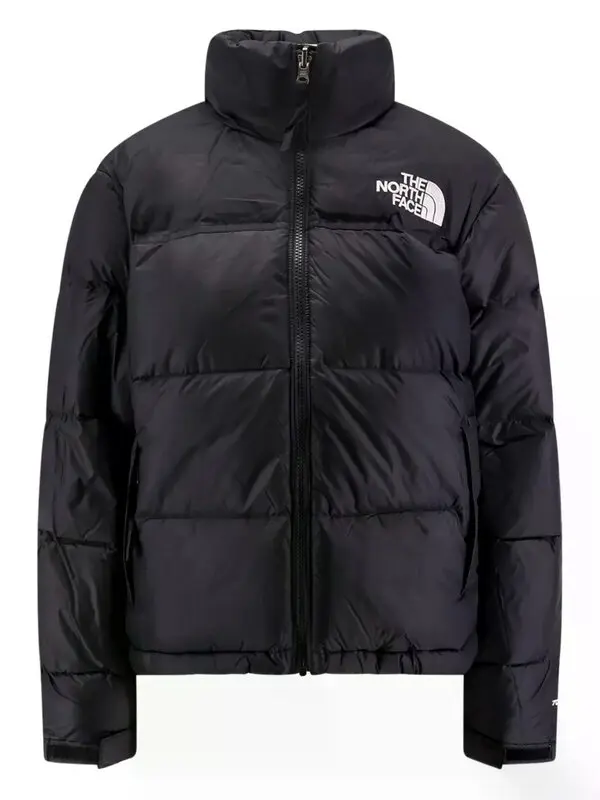 The North Face Logo-embroidered Puffer Jacket - Black