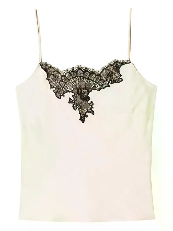 TWINSET Lace-trimmed Camisole - White