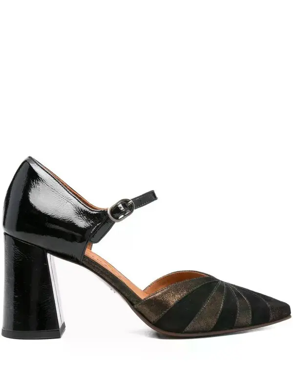 Chie Mihara 80mm Leather Ankle-strap Pumps