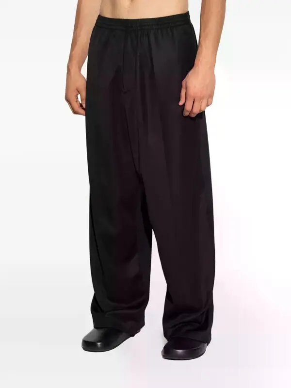 Balenciaga Elasticated-waistband Wool Trousers