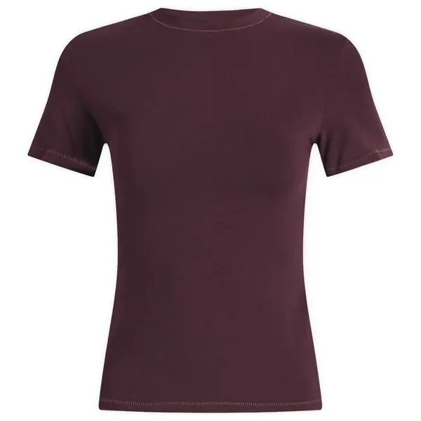SKIMS Cotton Jersey T-shirt - Currant