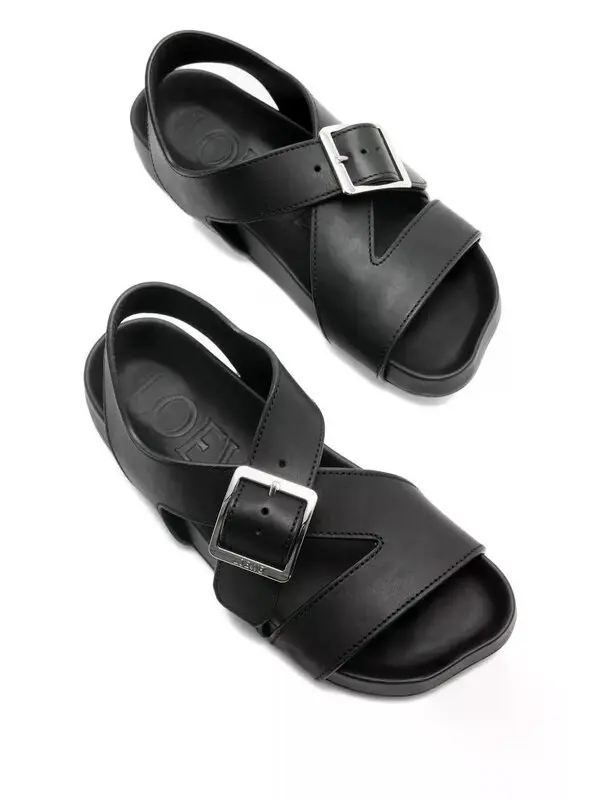 Loewe Buckle-strap Flat Sandals
