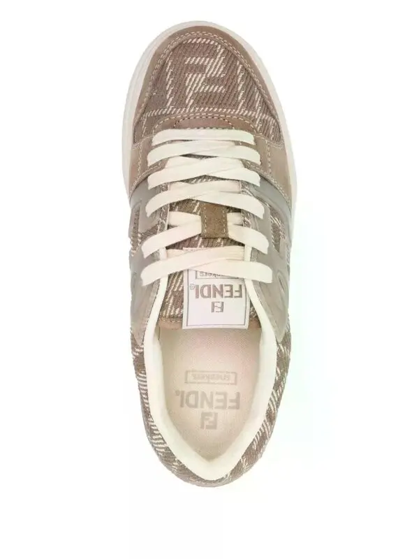 Fendi Match Logo Platform Sneakers