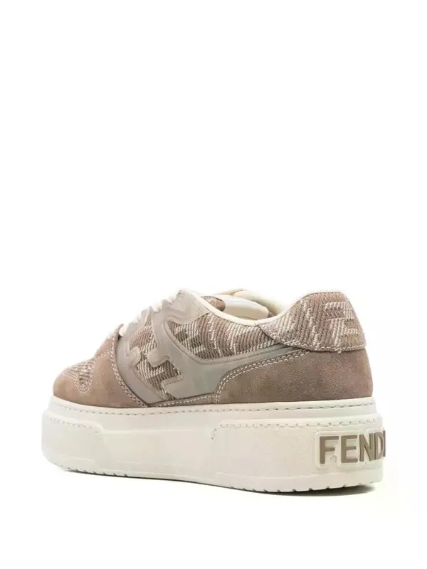 Fendi Match Logo Platform Sneakers