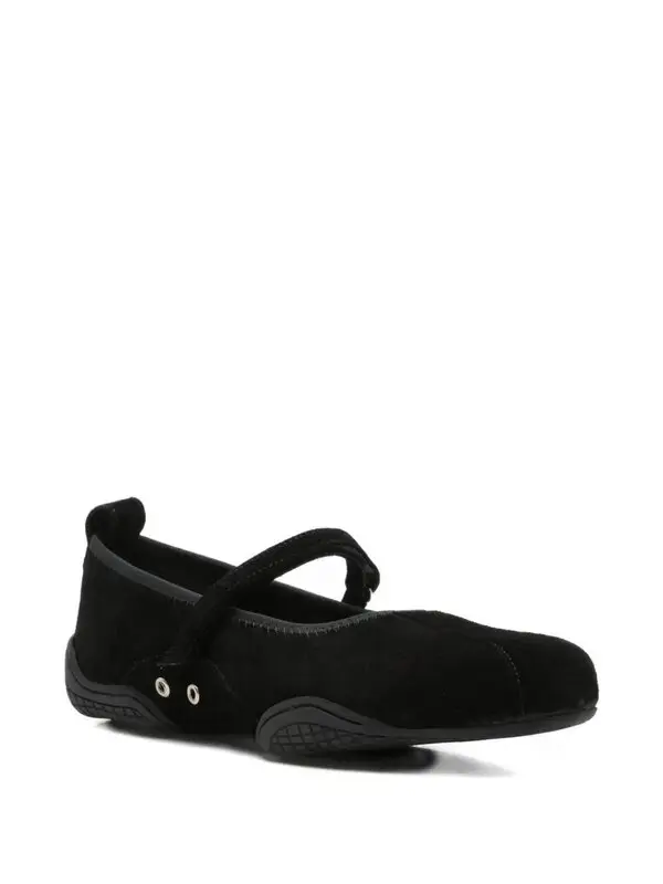 NICOLE SALDANA Sophie Suede Flats - Black