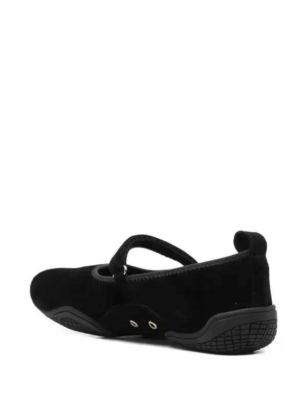 NICOLE SALDANA Sophie Suede Flats - Black