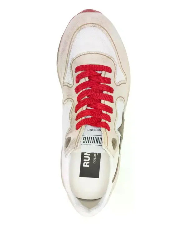 GOLDEN GOOSE Star-detail Lace-up Sneakers - Neutrals
