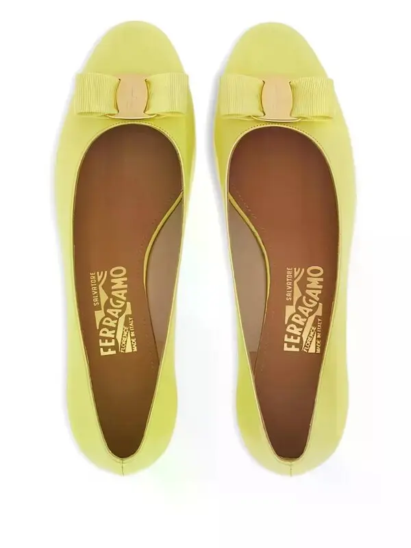 FERRAGAMO Leather Ballet Flats