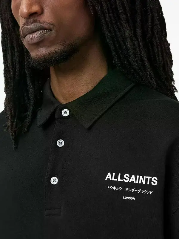 ALLSAINTS Underground Logo-print Polo Shirt