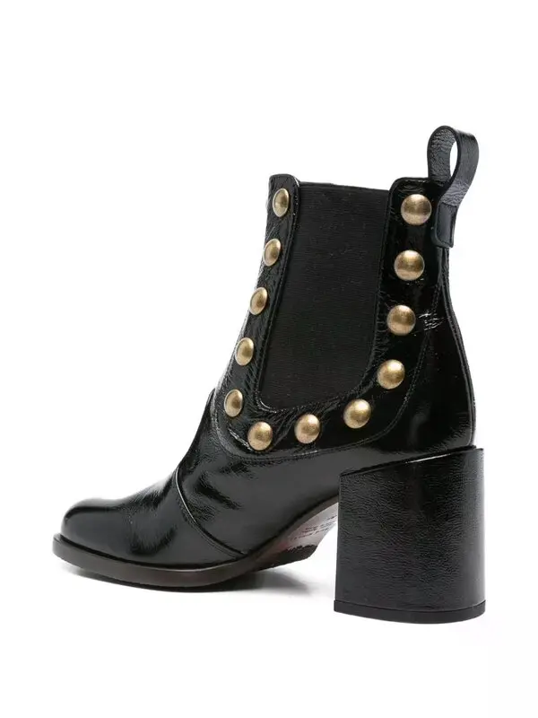 Chie Mihara 75mm Embellished Block-heel Ankle Boots