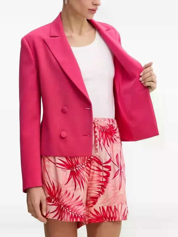 Liu Jo Double-breasted Cropped Blazer