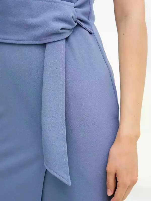 SANDRO FERRONE Wrap-design Midi Dress