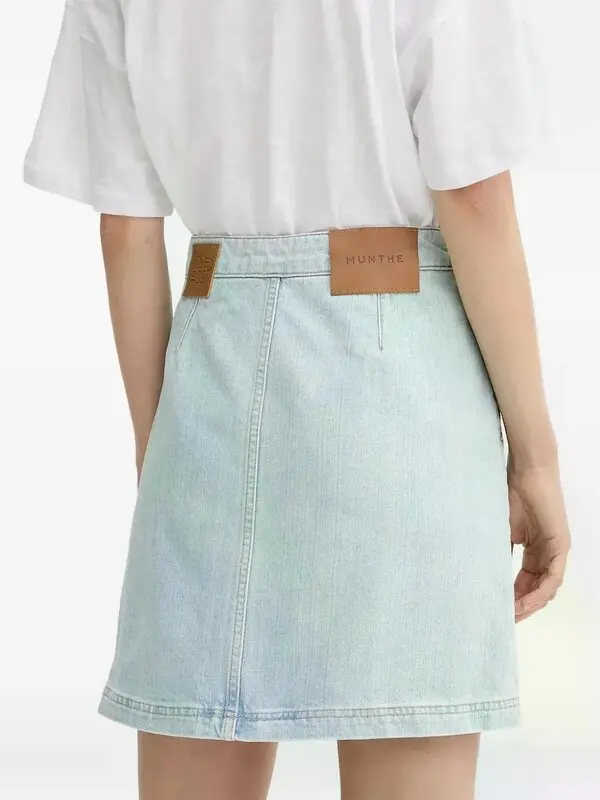 Munthe Upala Denim Mini Skirt
