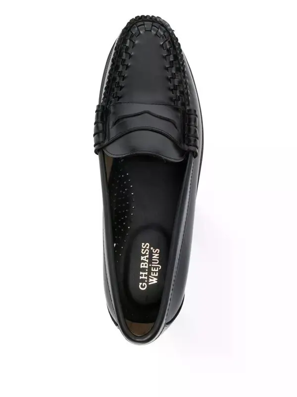 G.H.BASS G.h. Bass & Co. Leather Loafers - Black