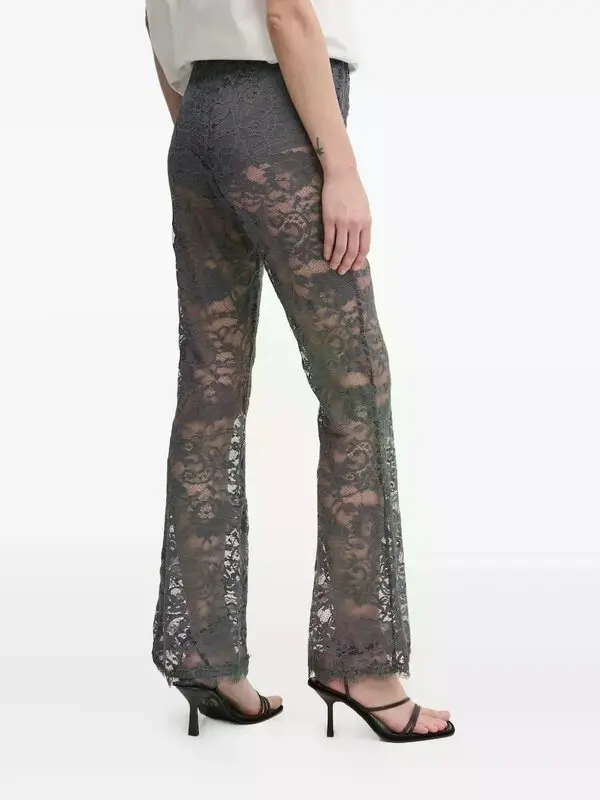 NEVER FULLY DRESSED Lace-trimmed Trousers