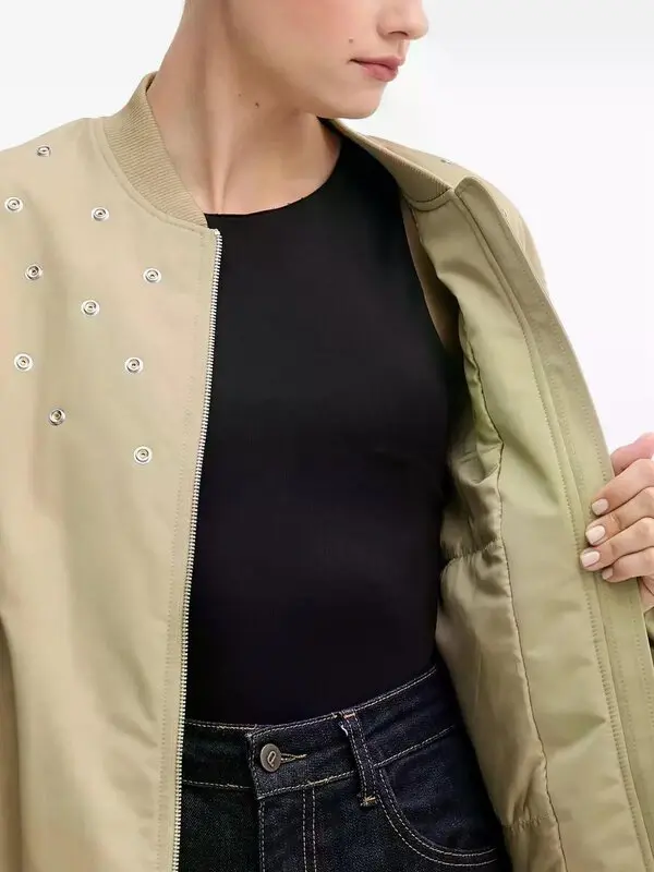 Sisley Studded Bomber Jacket