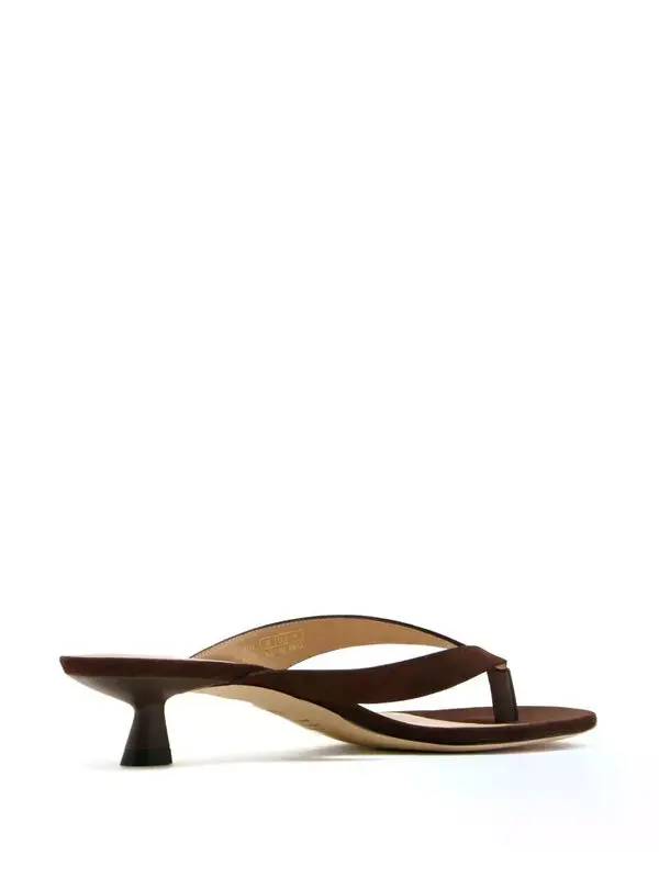STUART WEITZMAN 35mm Low-heeled Thong Sandals