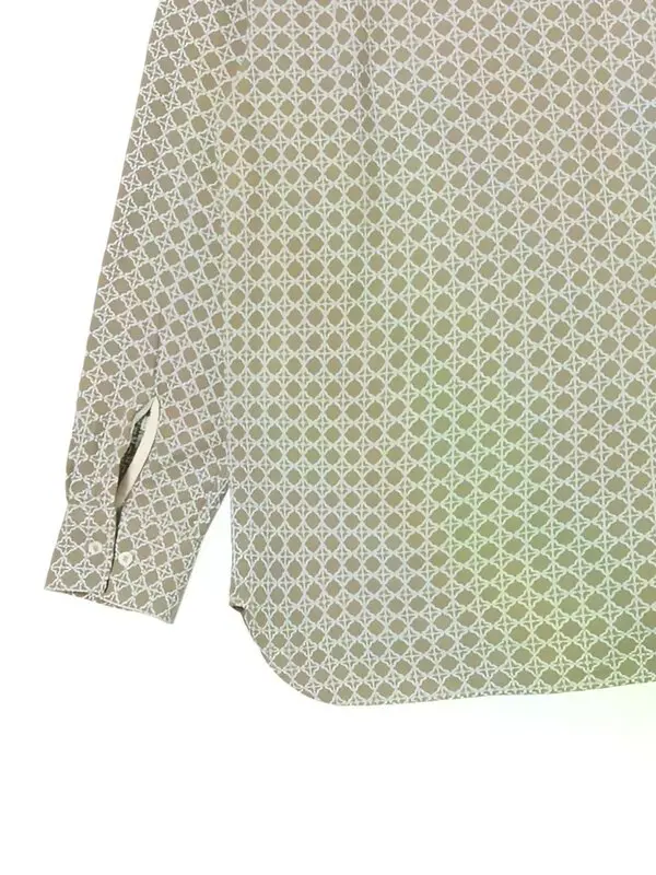 Universal Works Long-sleeve Geometric-print Shirt