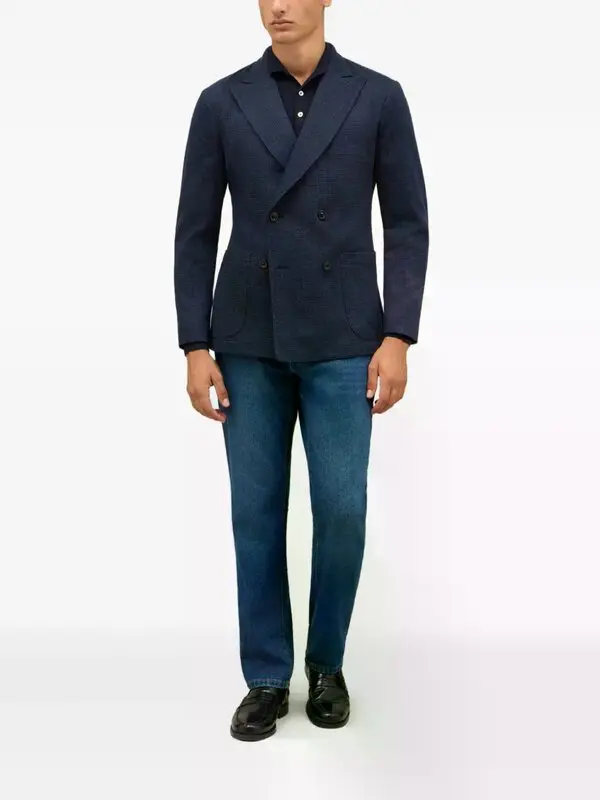 Boglioli Double-breasted Patch-pocket Blazer