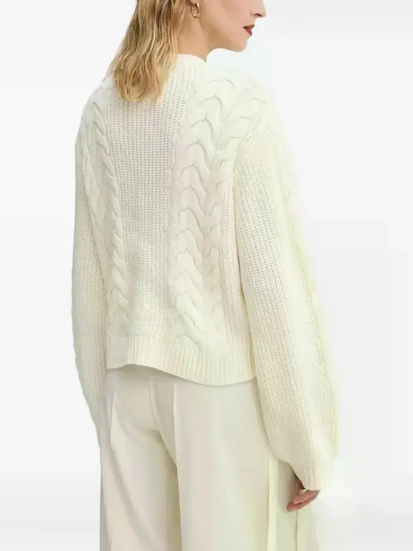 Munthe Cable-knit Lace-up Sweater