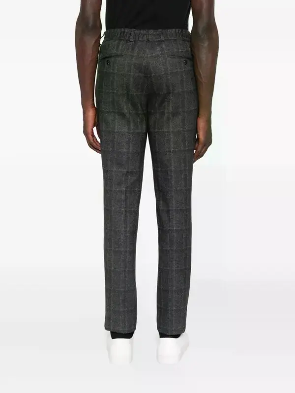 Karl Lagerfeld Checked Drawstring Trousers