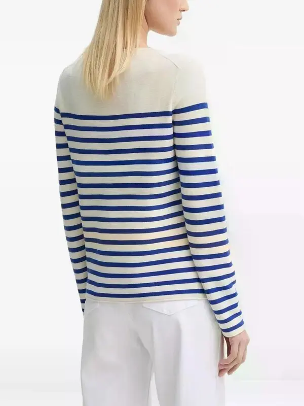 Marc O'polo Striped Organic-cotton Sweater