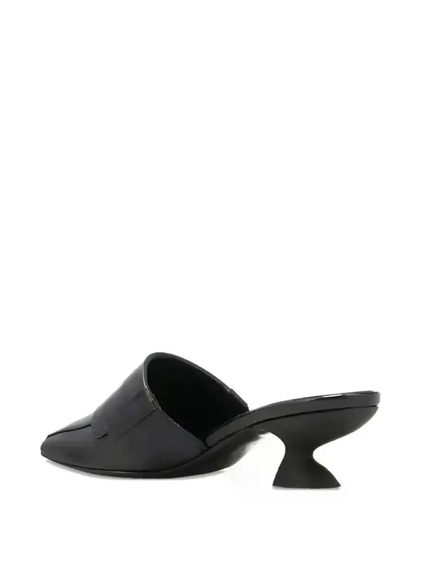 FERRAGAMO Pointed-toe Sculpted-heel Mules