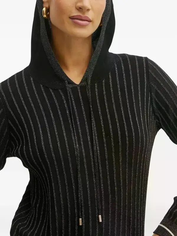 Liu Jo Ribbed-knit Hooded Sweater