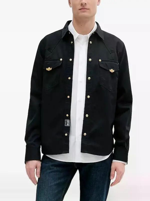 Versace Button-up Pocket Shirt Jacket